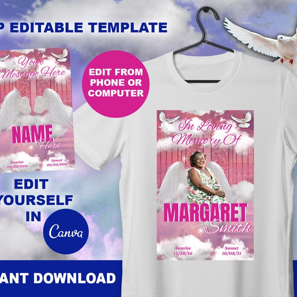 Pink Memorial Shirt - Etsy