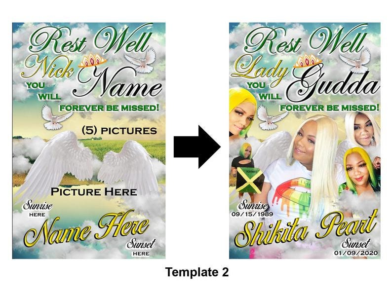 We Design, You Print Memorial Design, in Loving Memory, Memorial ...