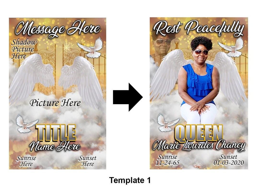 We Design, You Print Memorial Design, in Loving Memory, Memorial ...