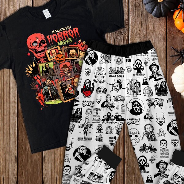 Matching Horror Pajamas - Etsy