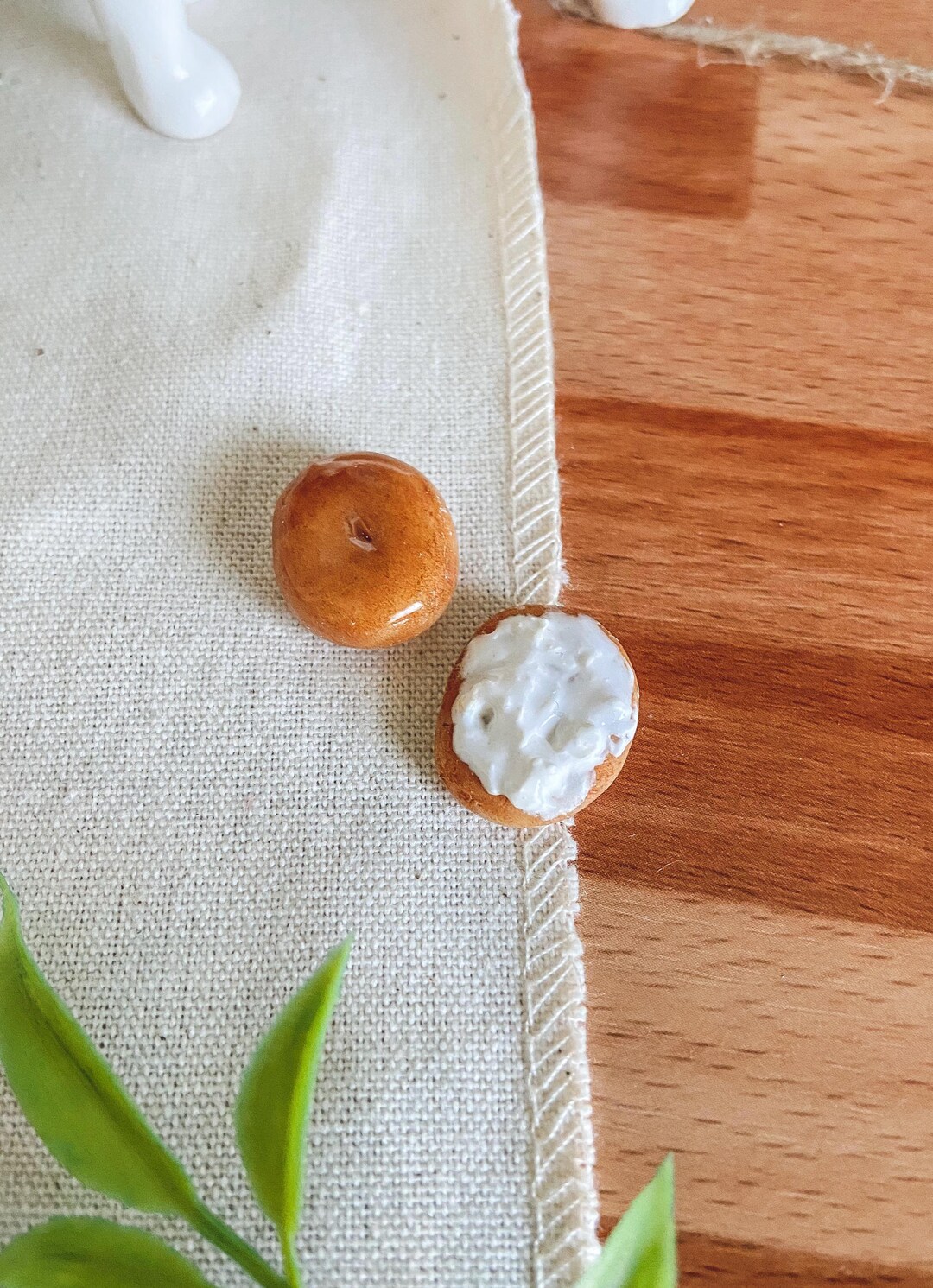 Plain Bagel Stud Earrings - Etsy