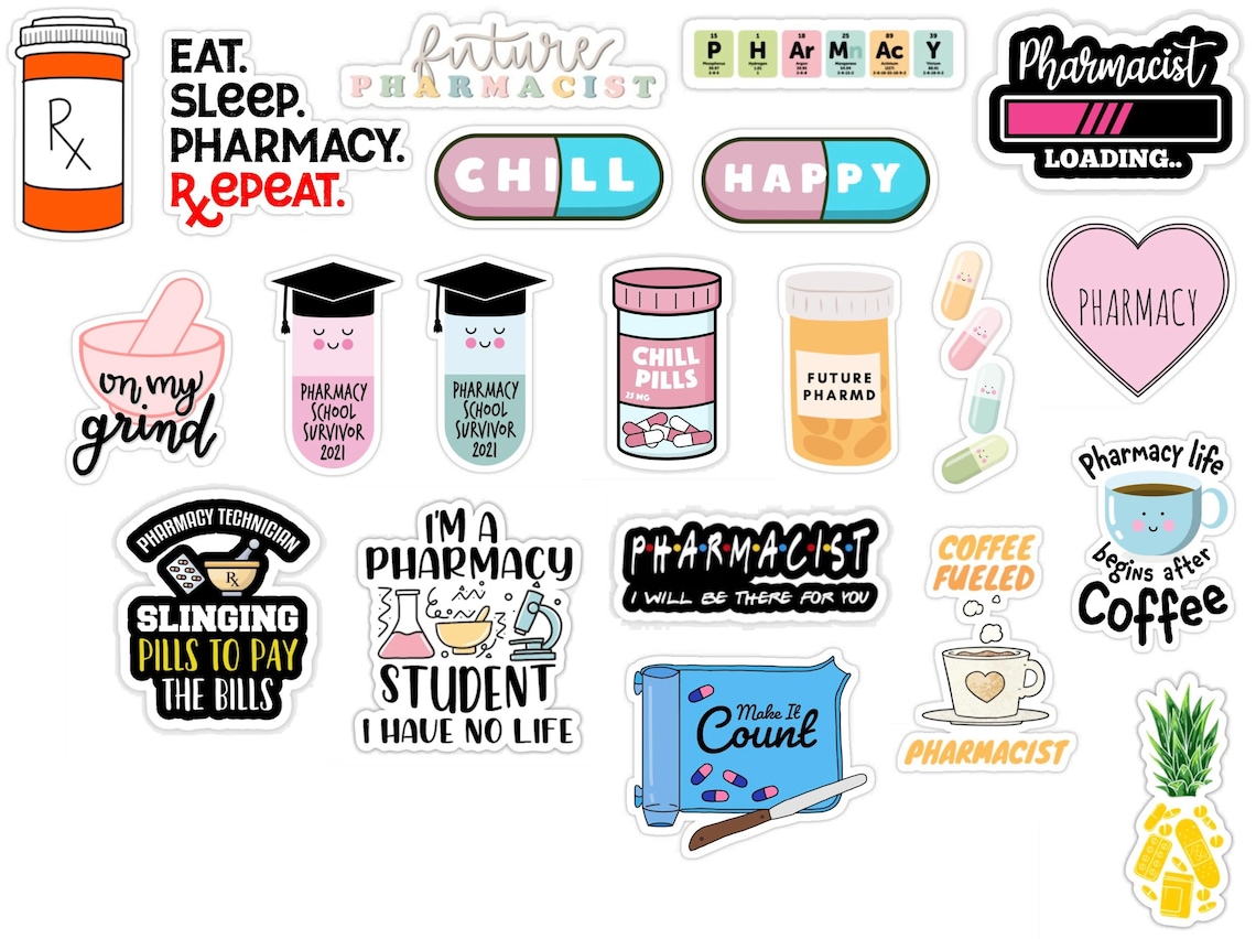 5-50 Pharmacist Stickers - Etsy