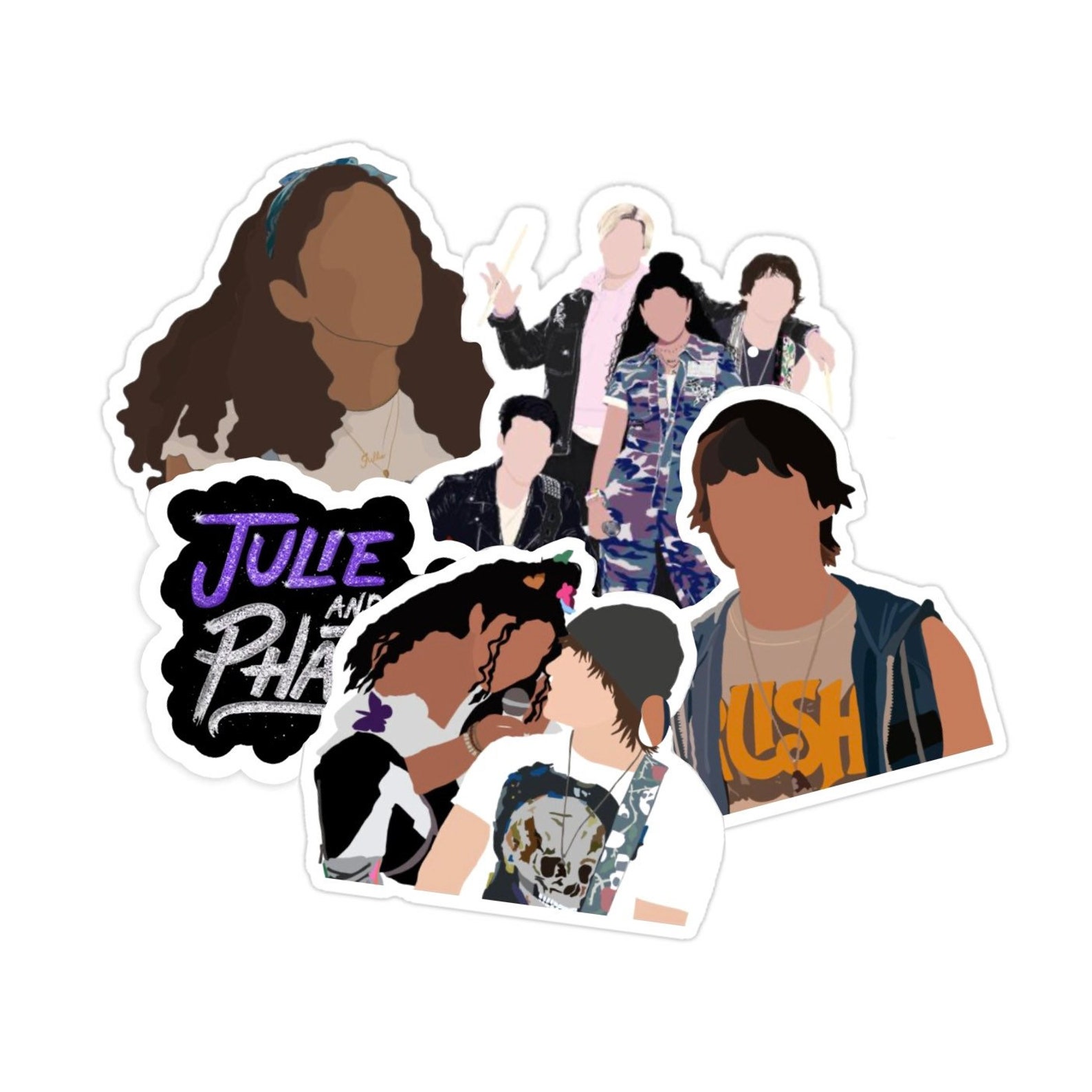 5-50 Julie and the Phantoms Stickers - Etsy
