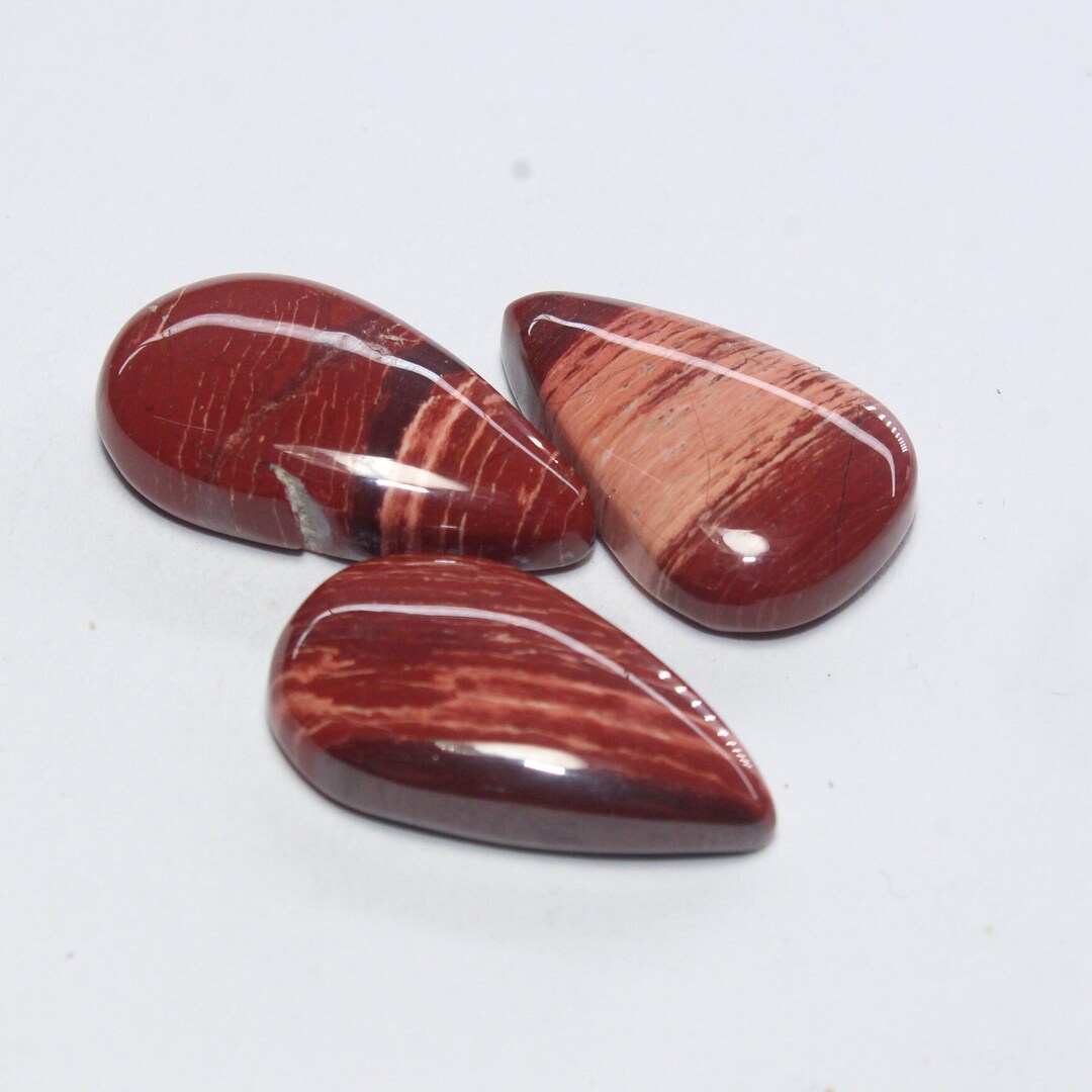 Natural Snake Skin Jasper Pear Shape Cabochon Loose Gemstone - Etsy