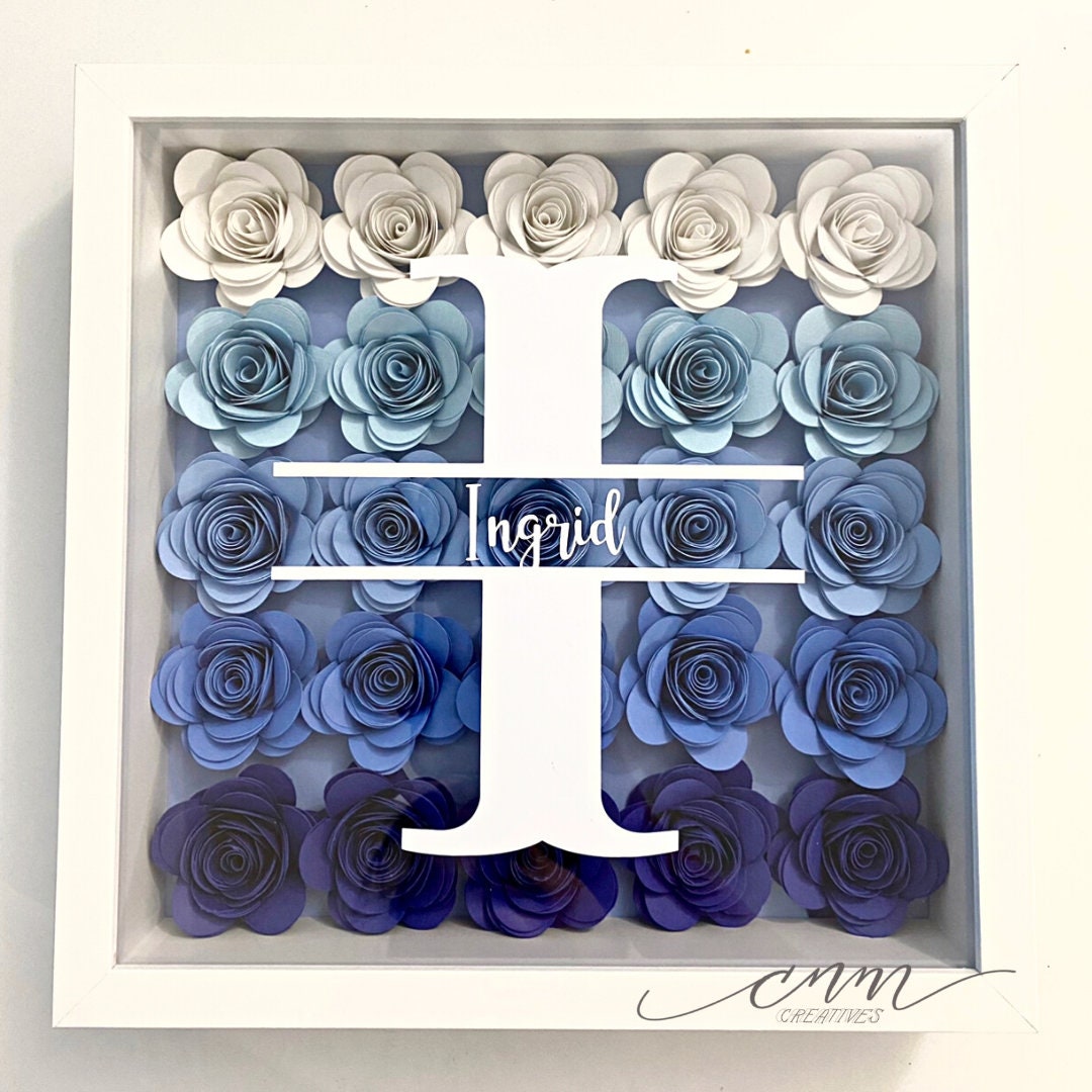 Flower Frame | Personalized - Etsy