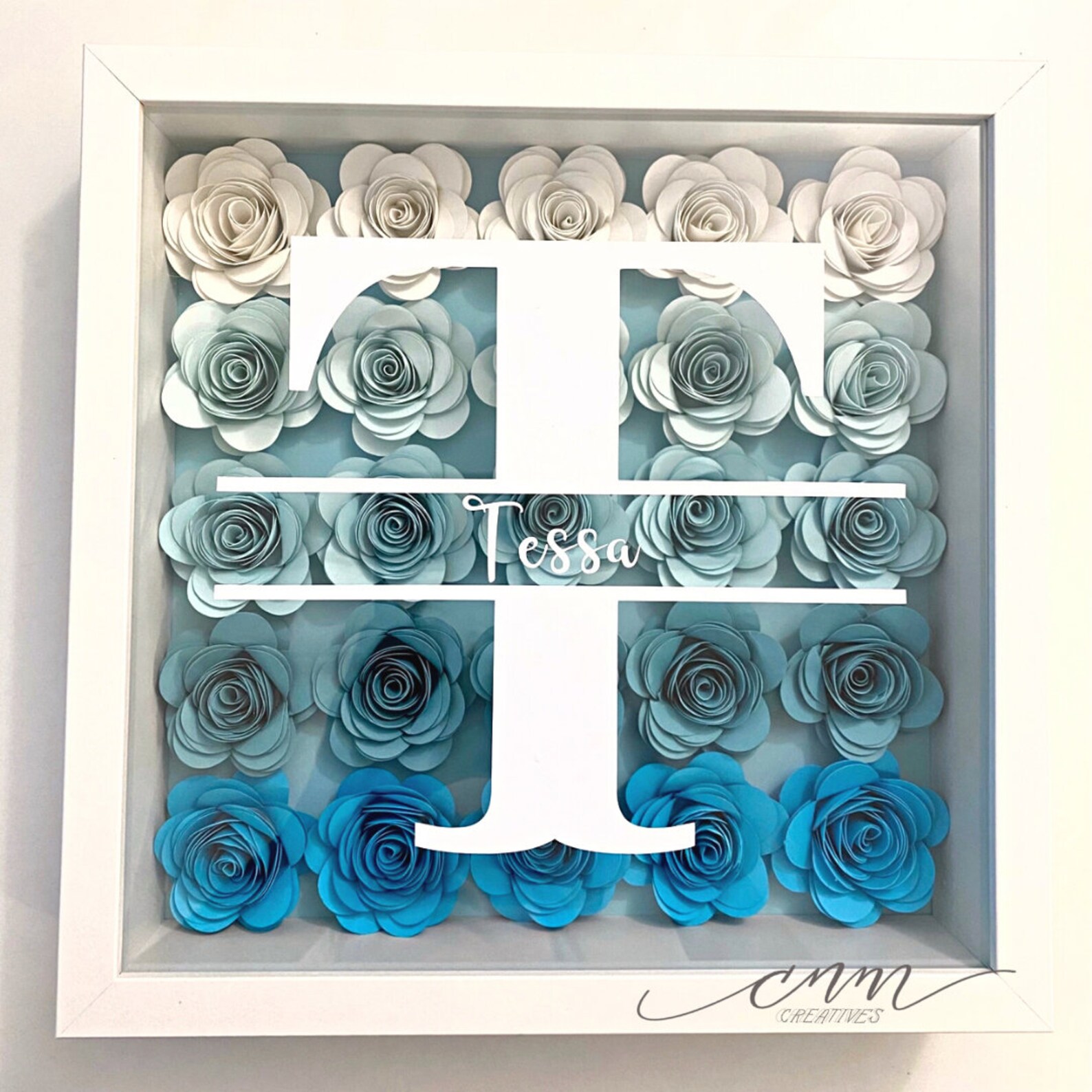 Flower Frame | Personalized - Etsy