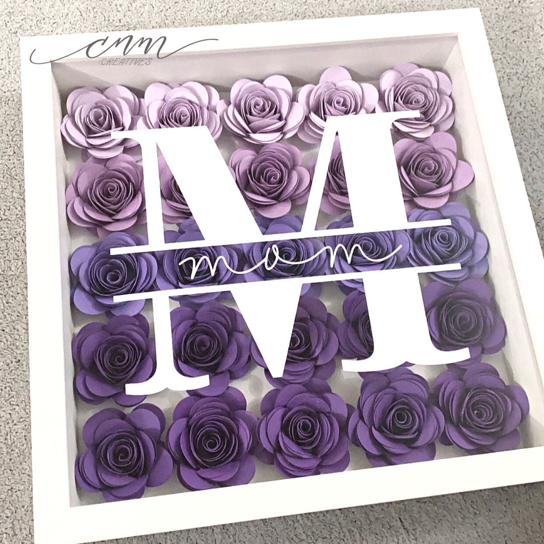 Flower Frame | Personalized - Etsy