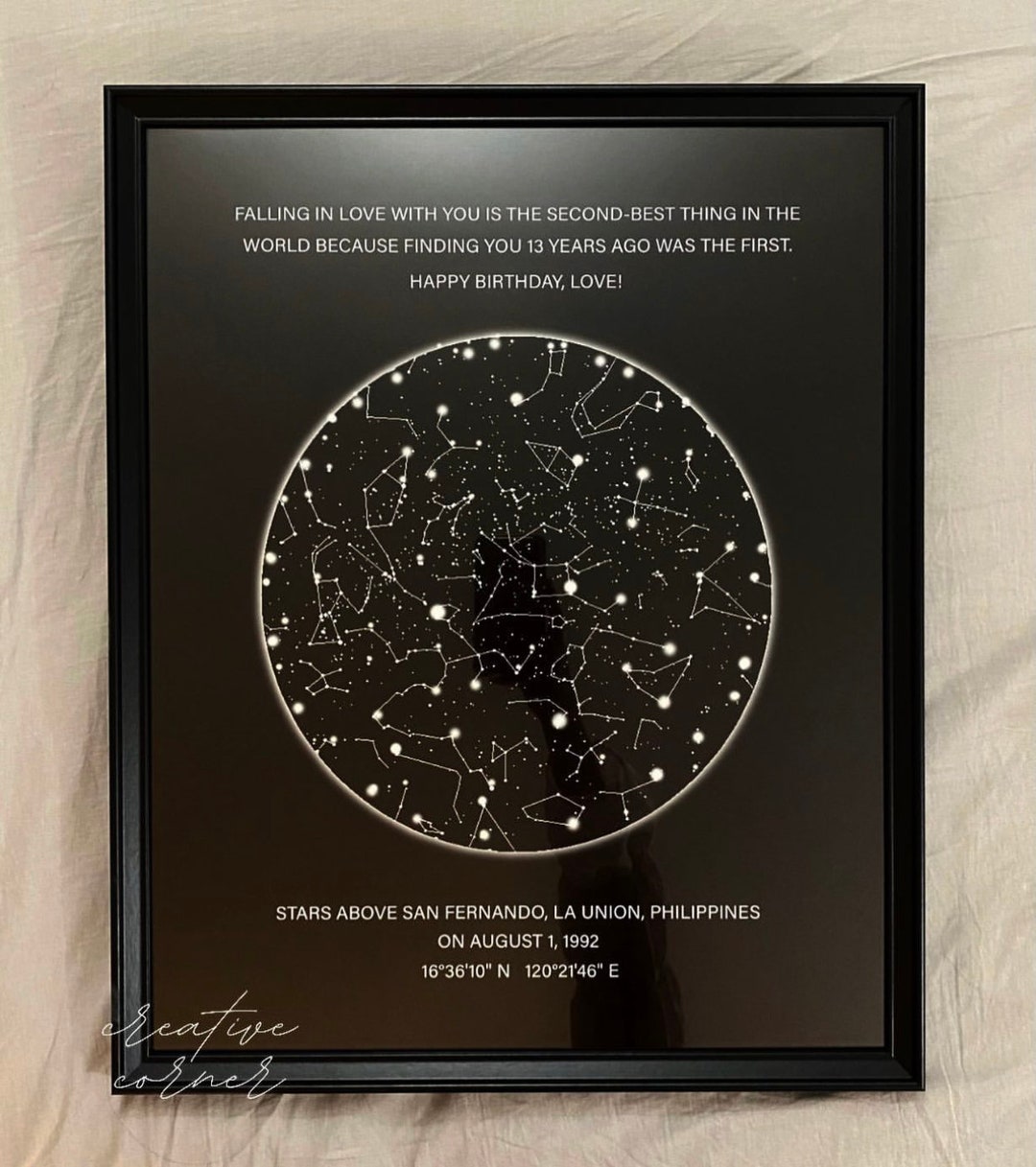 Personalized Star Map - Etsy