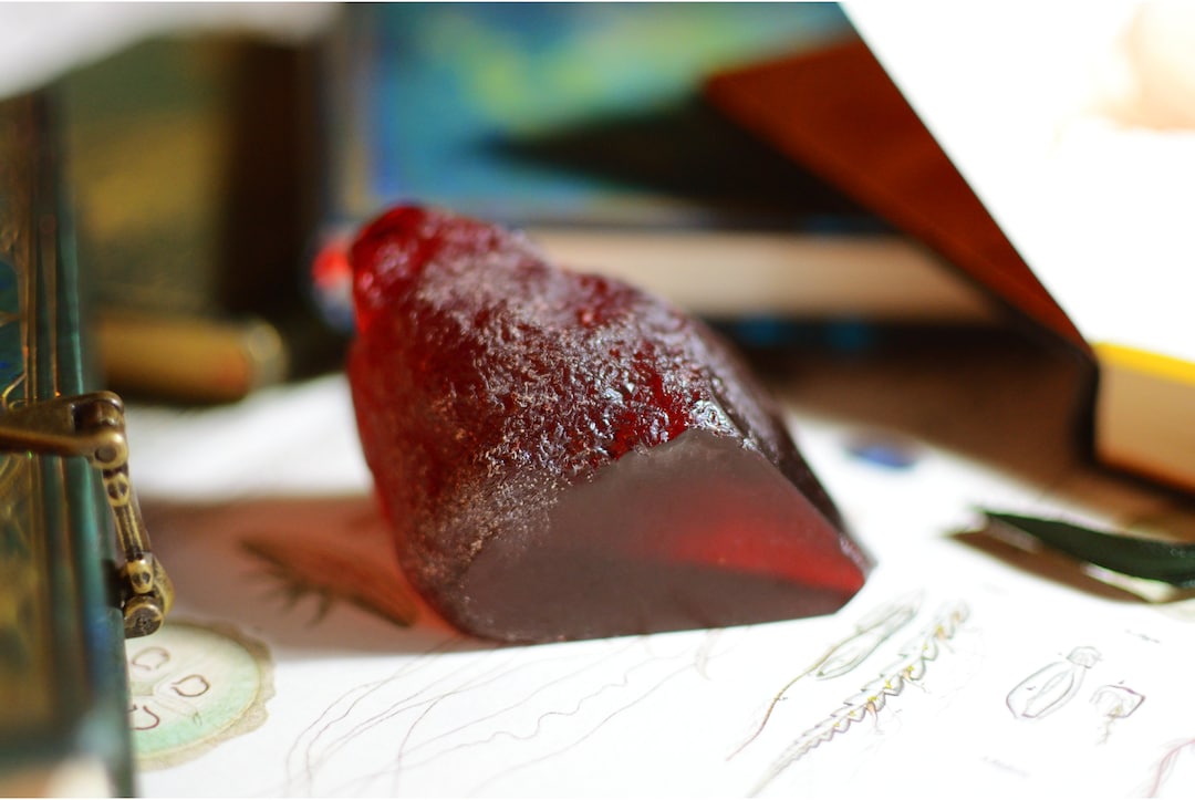 Philosopher's Stone Sorcerer's Stone Nicolas Flamel Gemstone Resin Art ...