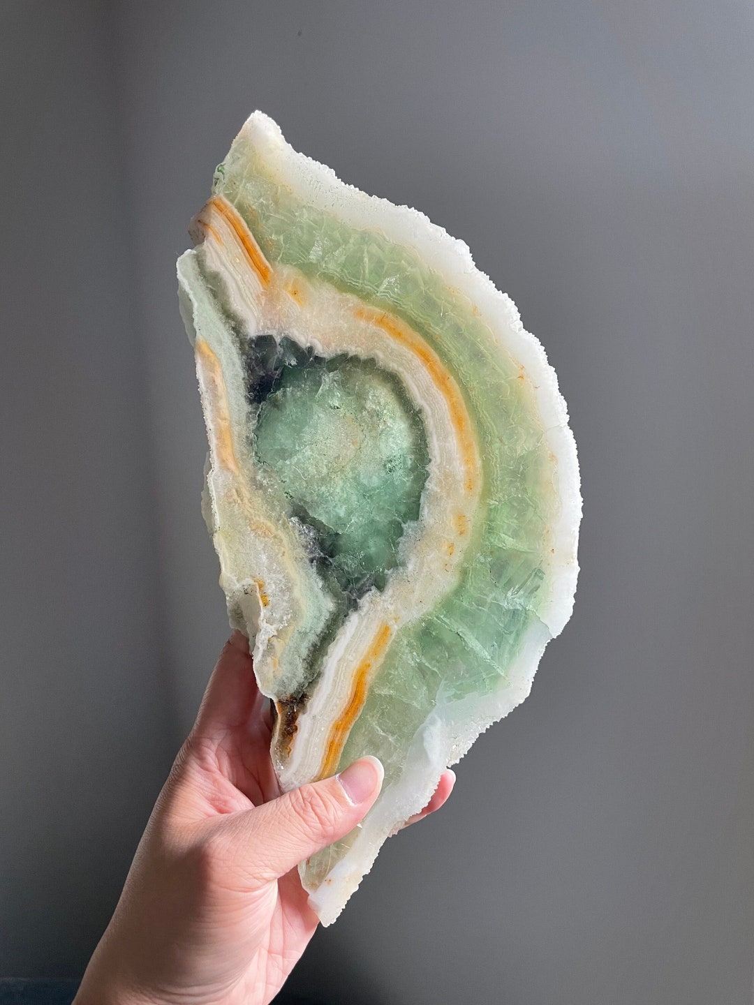 STATEMENT Sugar Fluorite Slab Soul Pathing, Creativity, Intuition Boho ...