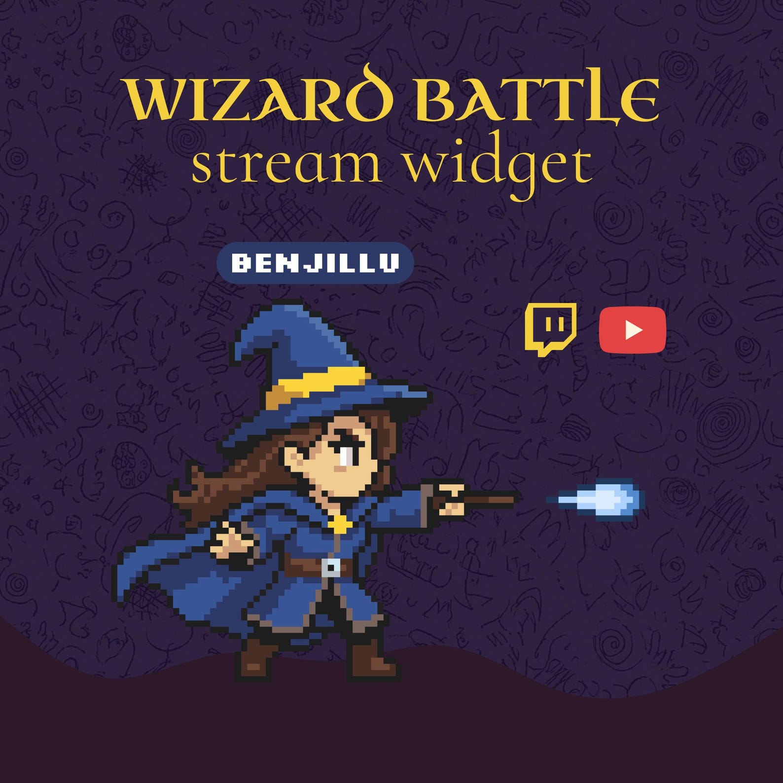 WIDGET Wizard Battle for Twitch and Youtube | Compatible With OBS and ...