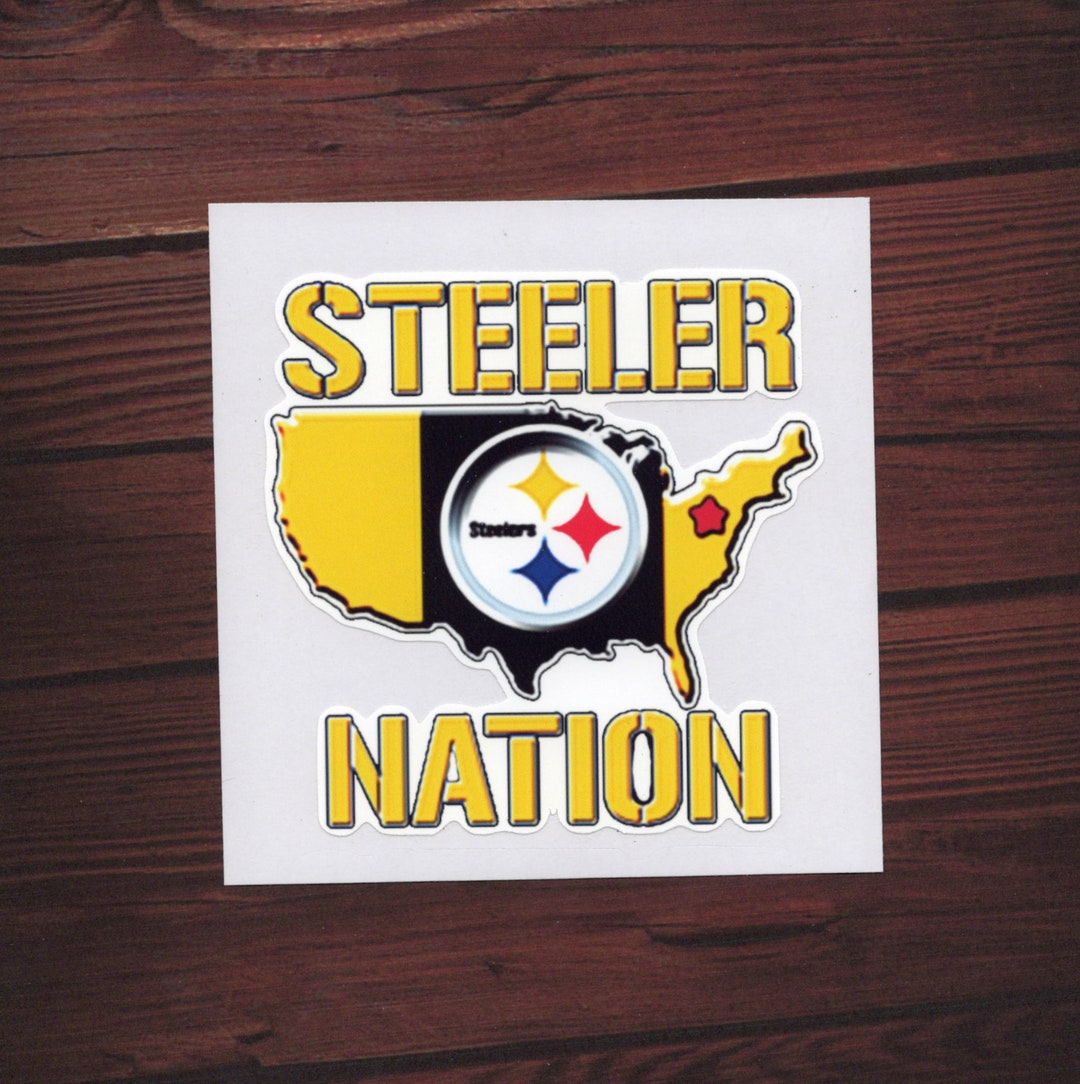Pittsburgh Steeler Nation Decal - Etsy