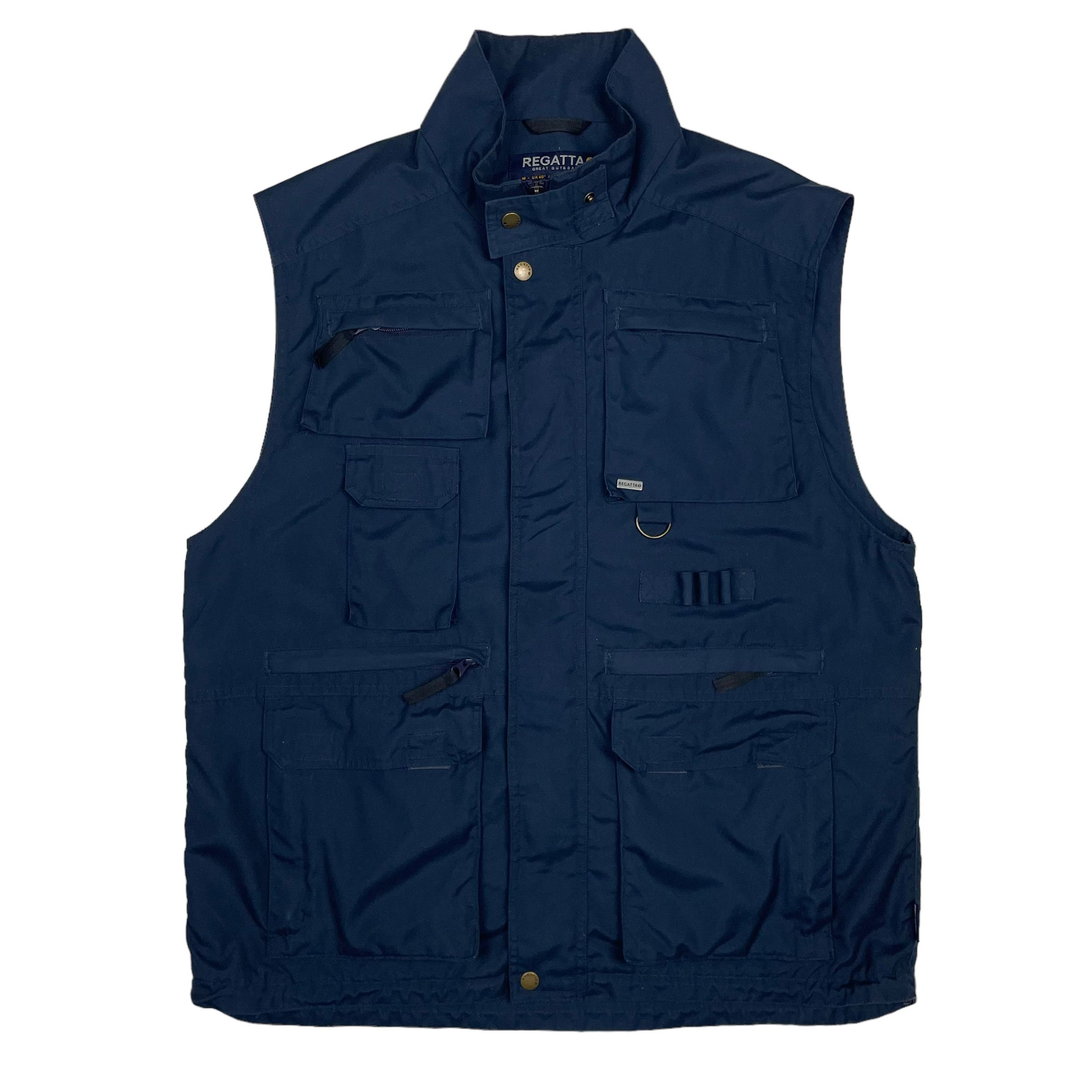 Regatta Zip up Utility Jacket Gillet Navy Medium - Etsy