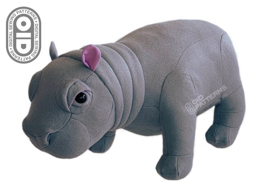 Hippopotamus (extra) Sewing Pattern - Etsy