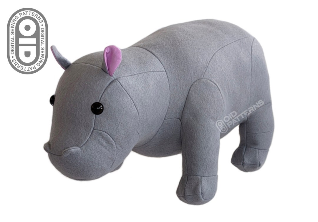 Hippopotamus (standard) Sewing Pattern - Etsy