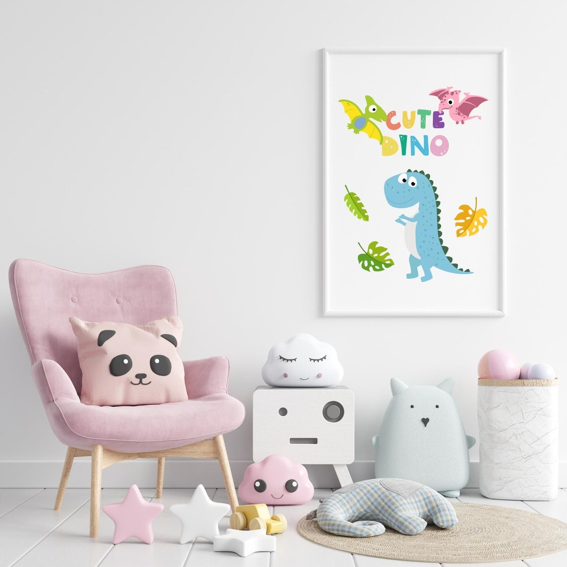 Printable Dinosaur Poster, Dino Poster, Boys Room, Cute Dinosaur, T-rex ...