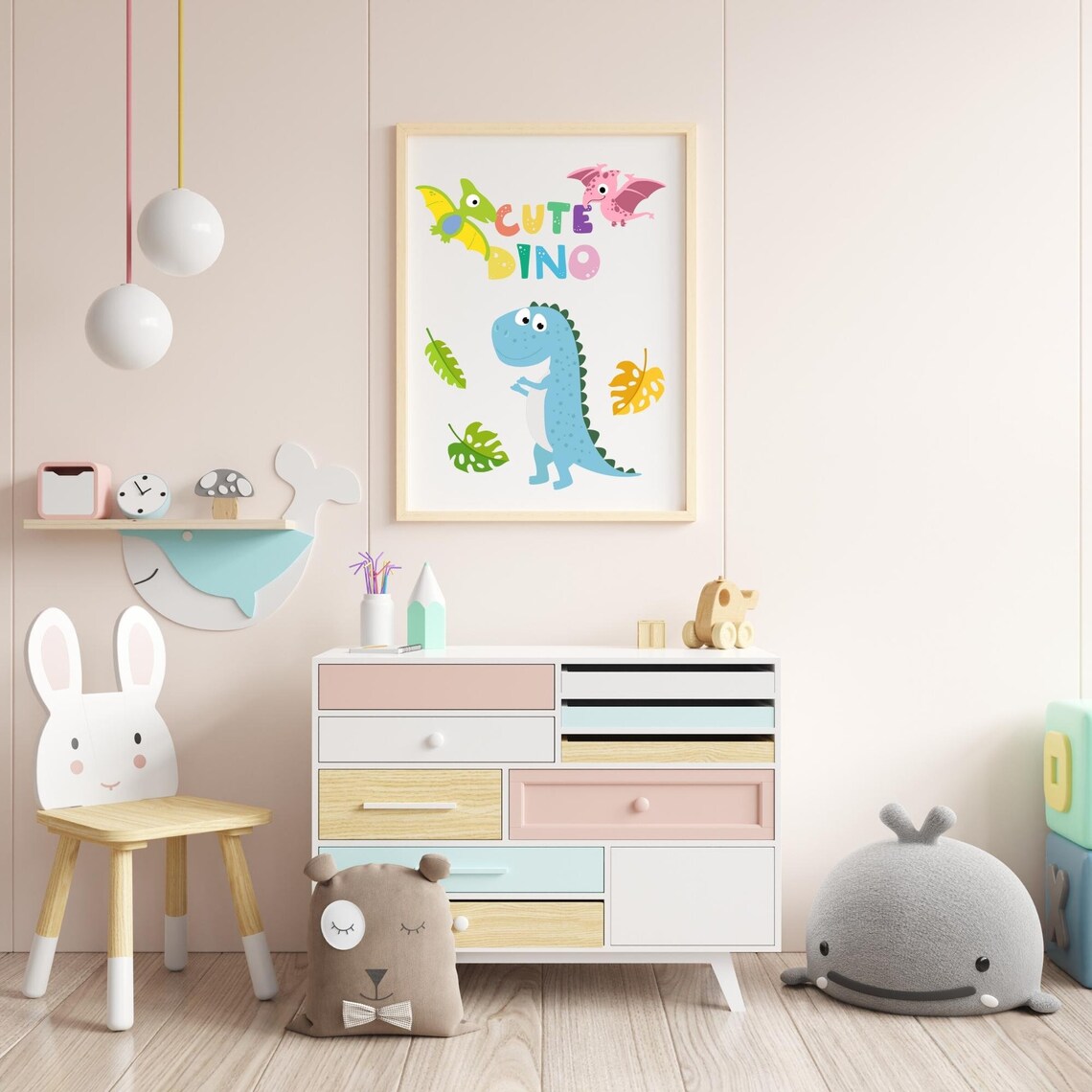 Printable Dinosaur Poster, Dino Poster, Boys Room, Cute Dinosaur, T-rex ...