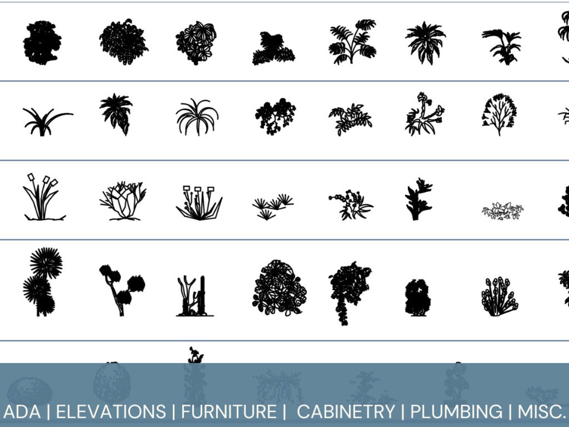 Inspiring Autocad 2D DWG Blocks Template Drawings for Interior ...