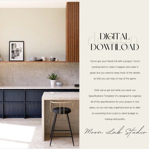 Interior Design Specifications Template | Excel Template FFE Interior ...