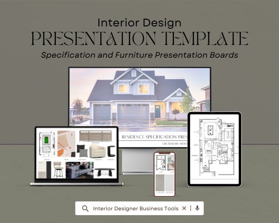 Interior Design Presentation Board Templates