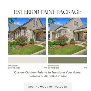 Exterior Design Paint Selection Package | Paint Palette for You Home's ...