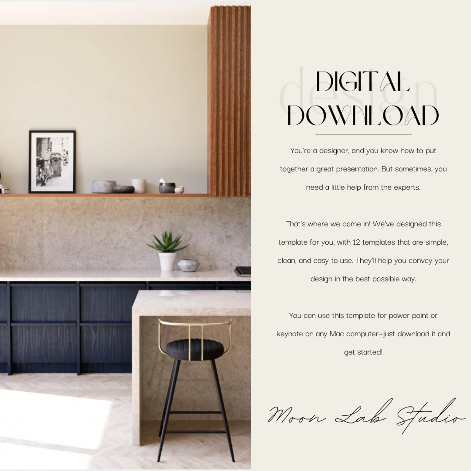 Interior Design Client Presentation Template Furniture and Specs for ...