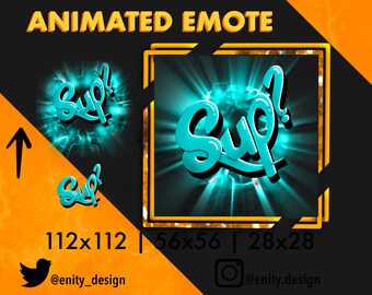 Animated Emote Blue Raid | Twitch Raid Emote | Streamer Emote | Blue ...