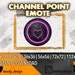 Channel Point Neon Heart Coin Twitch Channel Point Emote Loyality Coin ...