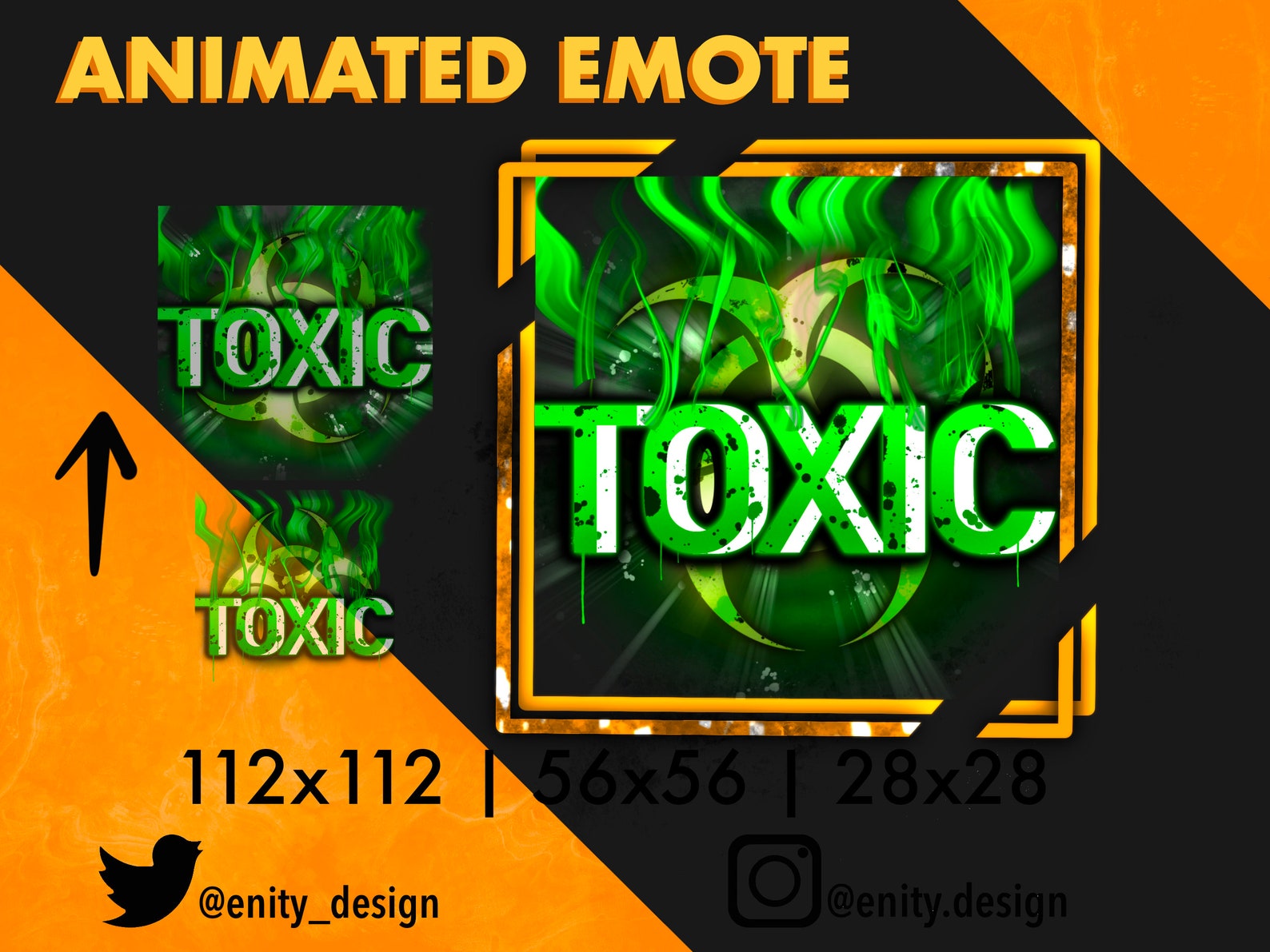 Animated Twitch Emote Toxic Explode | Toxic Twitch Emote | Animated ...