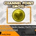 Twitch Emote/channel Point Heart Coin Twitch Coin Gold Cute Twitch ...