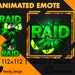 Animated Emote Monster Raid | Twitch Emote Halloween | Raid Emote ...