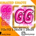 Animated GG Emote Pink | Pink Emote | Twitch GG Emote | Animated Twitch ...