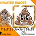 Animated Twitch Emote Poop Jumping | Jumping Poop Twitch Emote ...