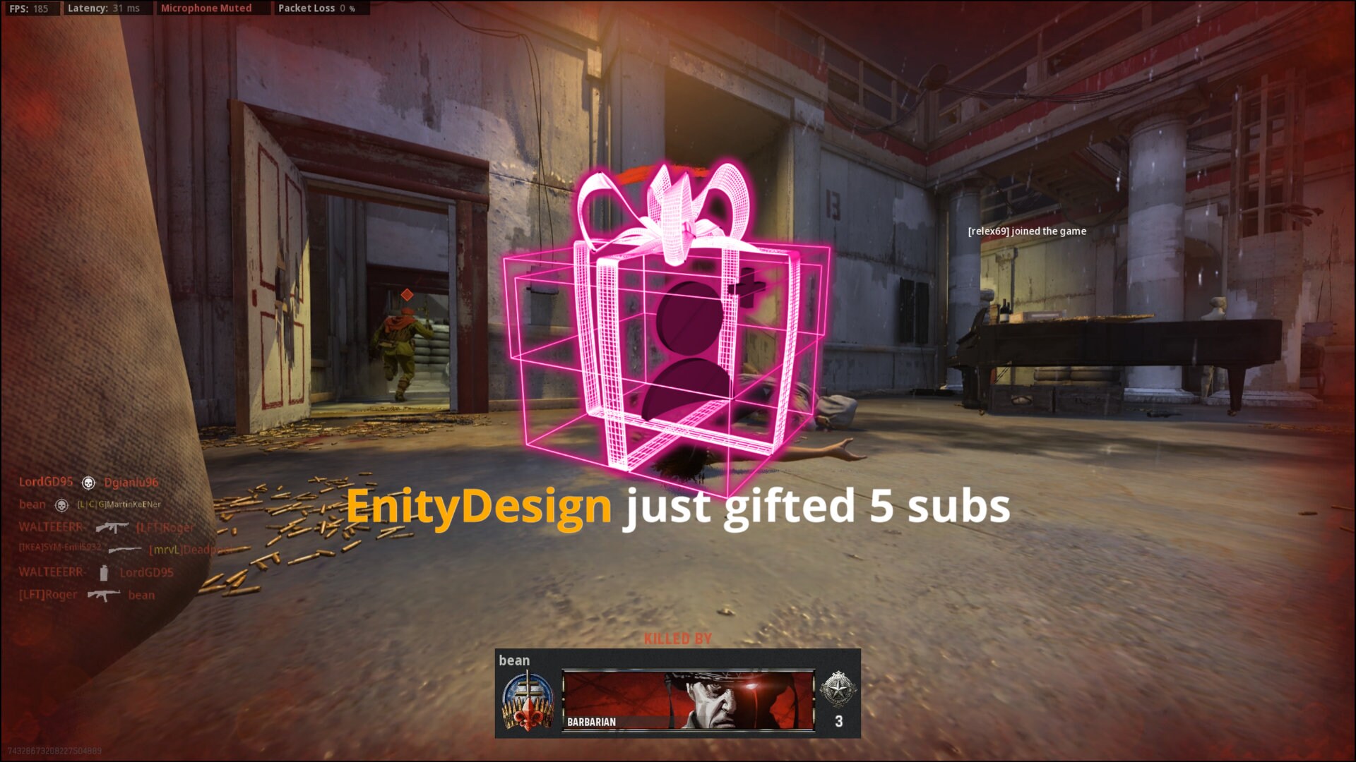 Twitch Alert Neon Gifted Sub | Pink Animated Twitch Alert | Cute Neon ...