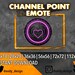 Channel Point Neon Heart Coin Twitch Channel Point Emote Loyality Coin ...