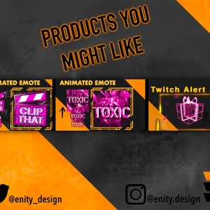 Animated Red Hype Emote for Twitch and Discord | Red Text Emote | Hype ...