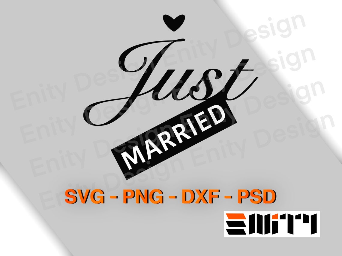 WEDDING SVG CRICUT Newlyweds Svg Png Just Married Mr and Mrs Wedding ...