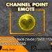 Twitch Emote/channel Point Heart Coin Twitch Coin Gold Cute Twitch ...