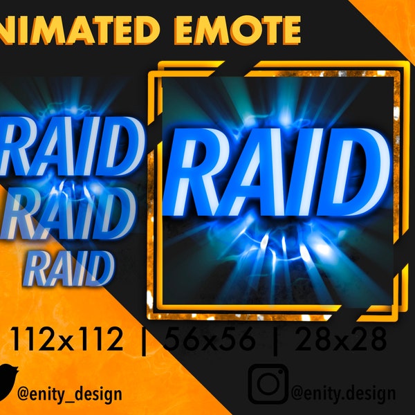 Twitch Emote Raid Blue - Etsy Australia
