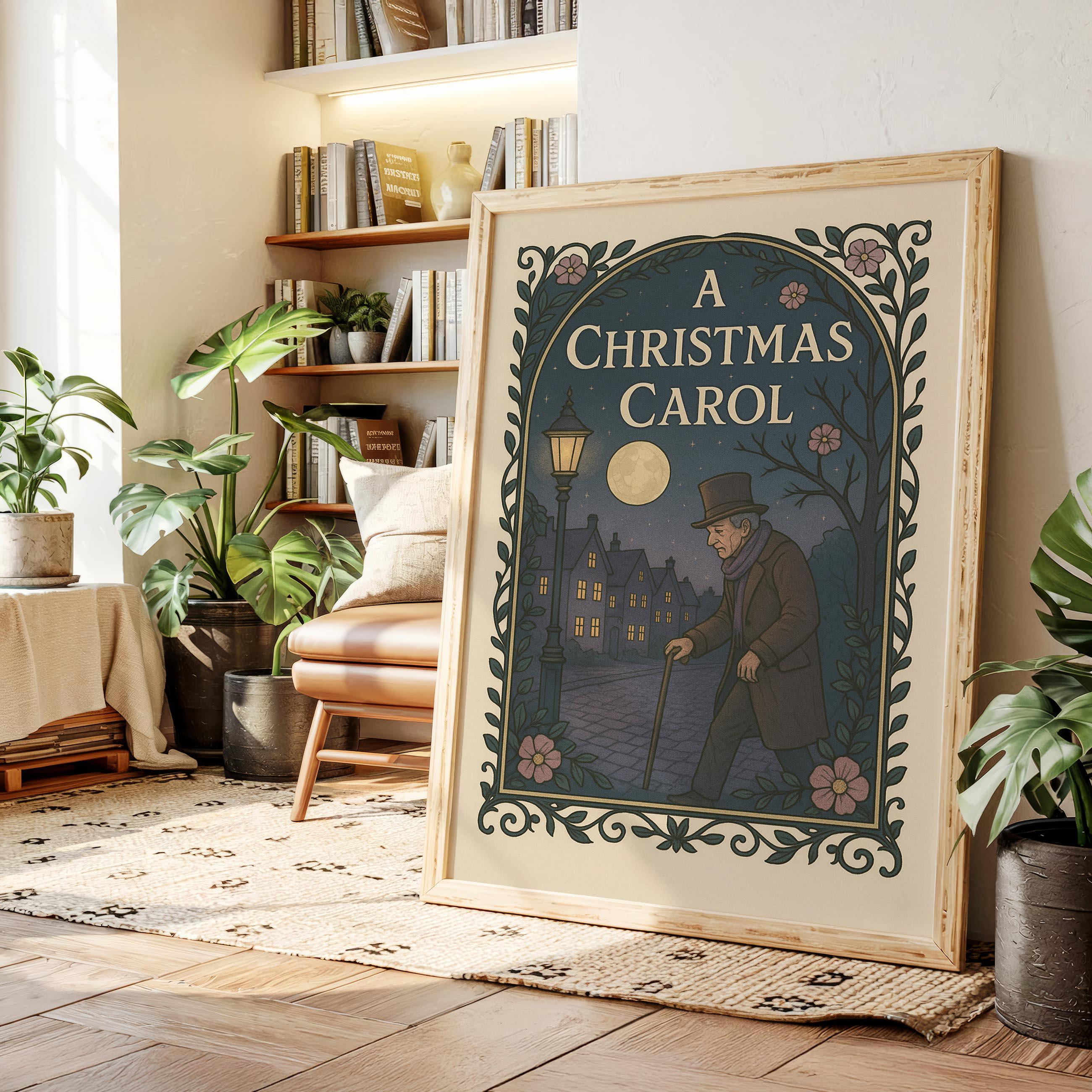 A Christmas Carol Art Print: Charles Dickens, Victorian Decor - Etsy
