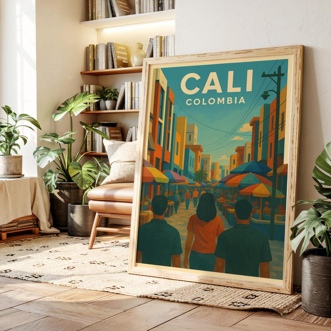 Cali Colombia Art Print: Colourful Latin American Market Scene - Etsy