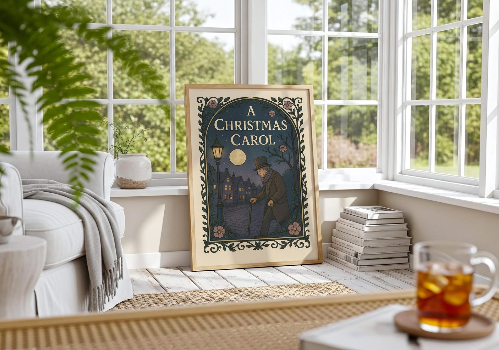 A Christmas Carol Art Print: Charles Dickens, Victorian Decor - Etsy