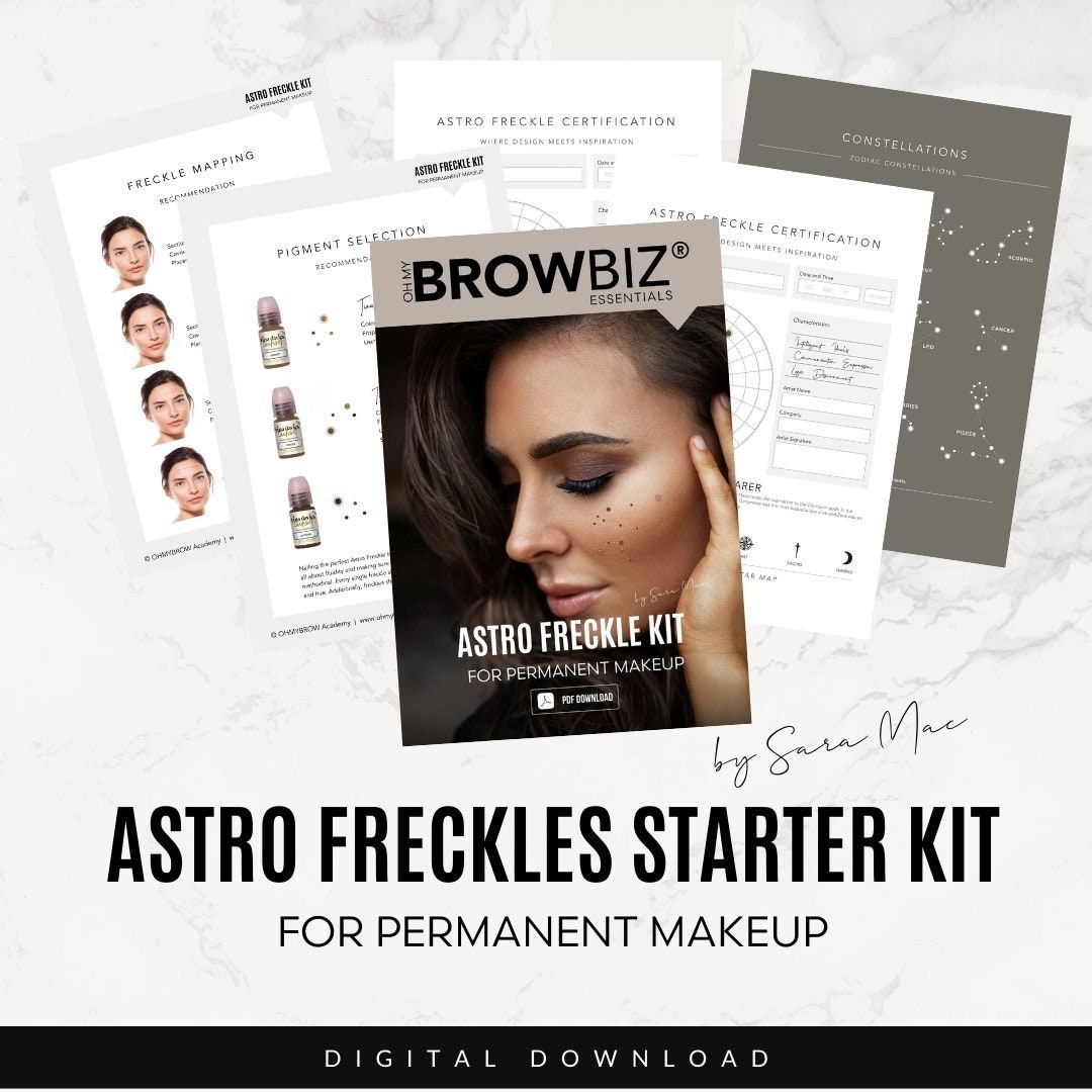 OHMYBROW BIZ® Astro Freckle Tattoo Constellation and Faux Freckle ...