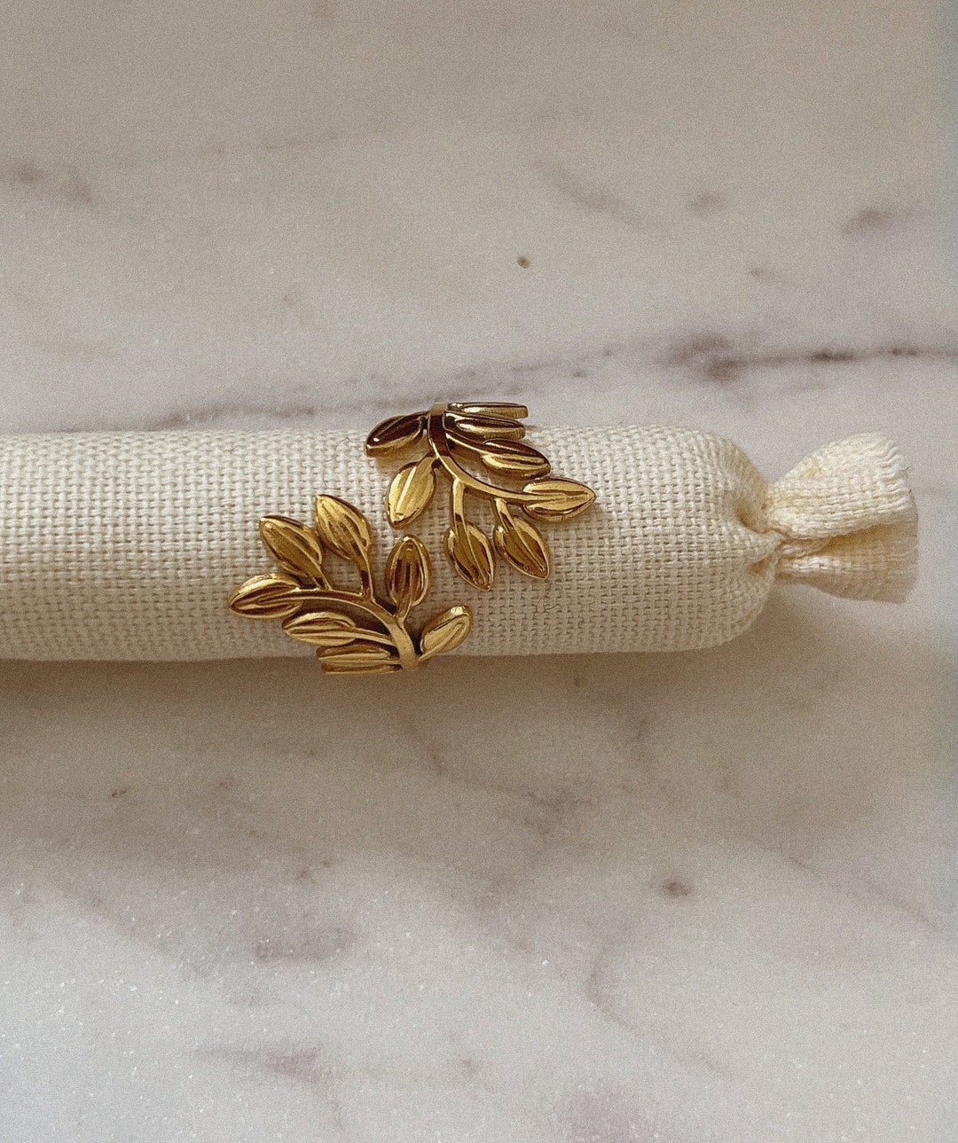 TUSCANY Ring Surgical Steel and Hypoallergenic Gold Water-resistant ...