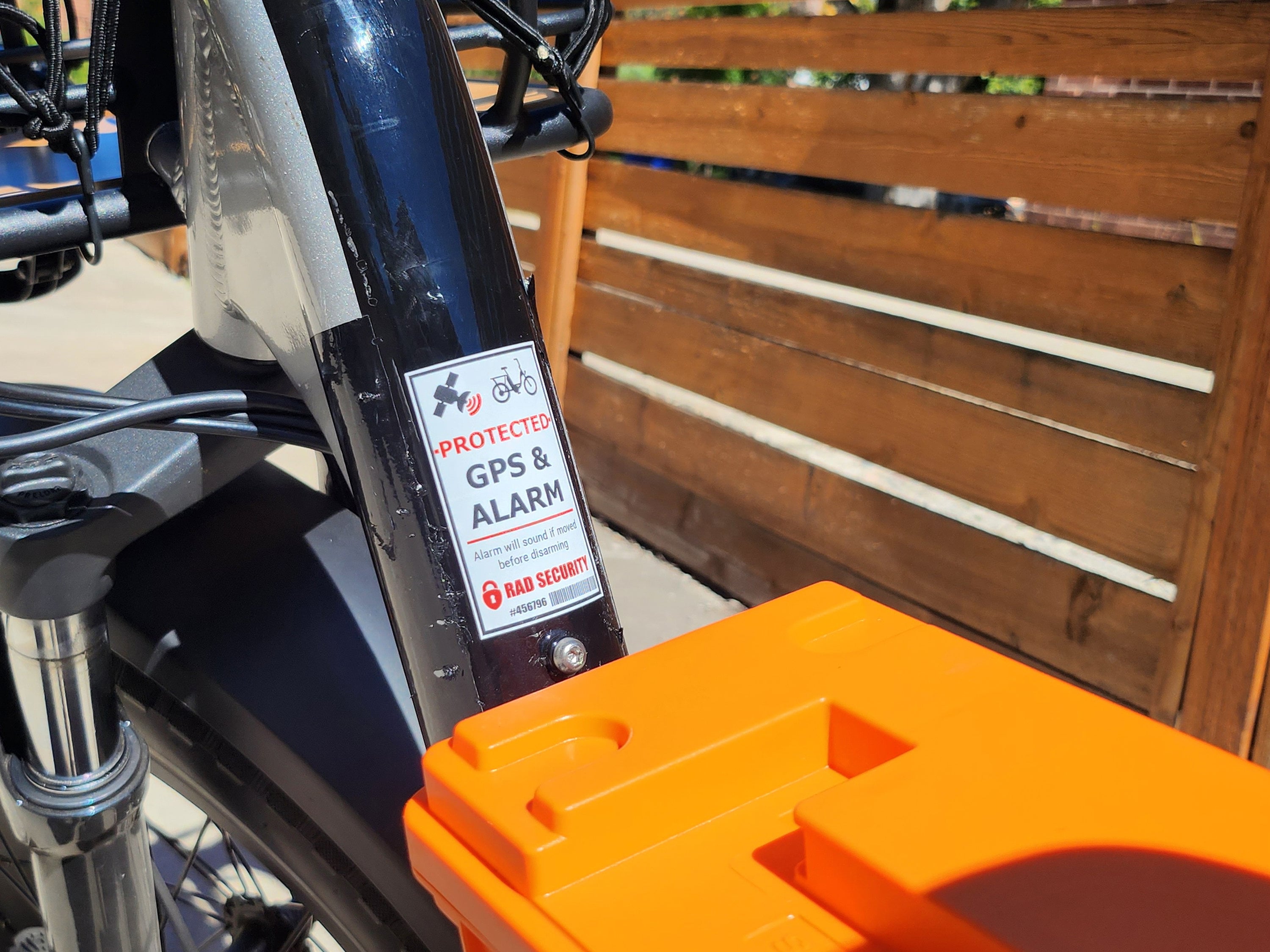 GPS Tracking and Alarm Warning Stickers for Bikes, Ebike and Rad Power ...