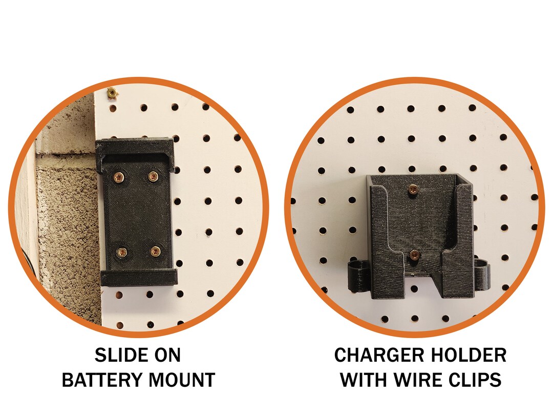 Rad Power Bike Charger and Battery Wall Mounts - Etsy