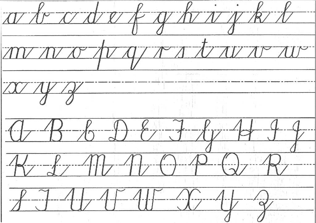 Traceable Cursive Letters With Blank Templates - Etsy