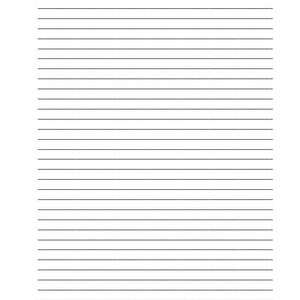 2 Blank Journal Line Templates/ Notebook Paper - Etsy