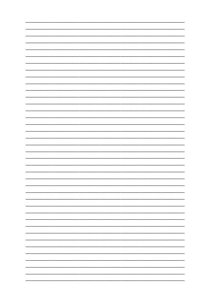 2 Blank Journal Line Templates/ Notebook Paper - Etsy