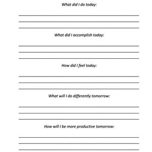 Printable Journals With 5 Different Templates - Etsy